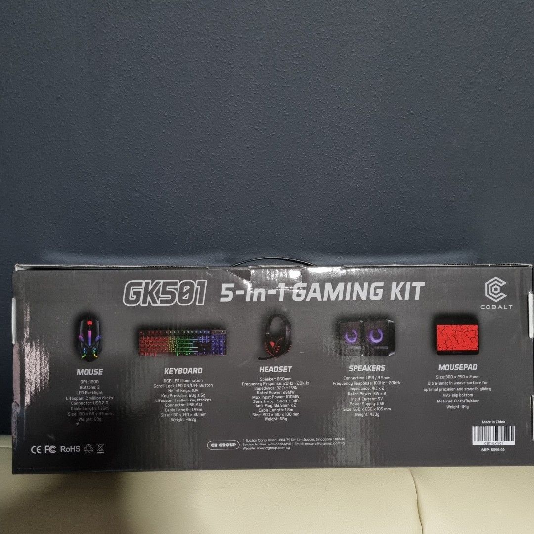 GK 501 5-in-1 Gaming Kit, Computers & Tech, Parts & Accessories, Other Accessories on Carousell