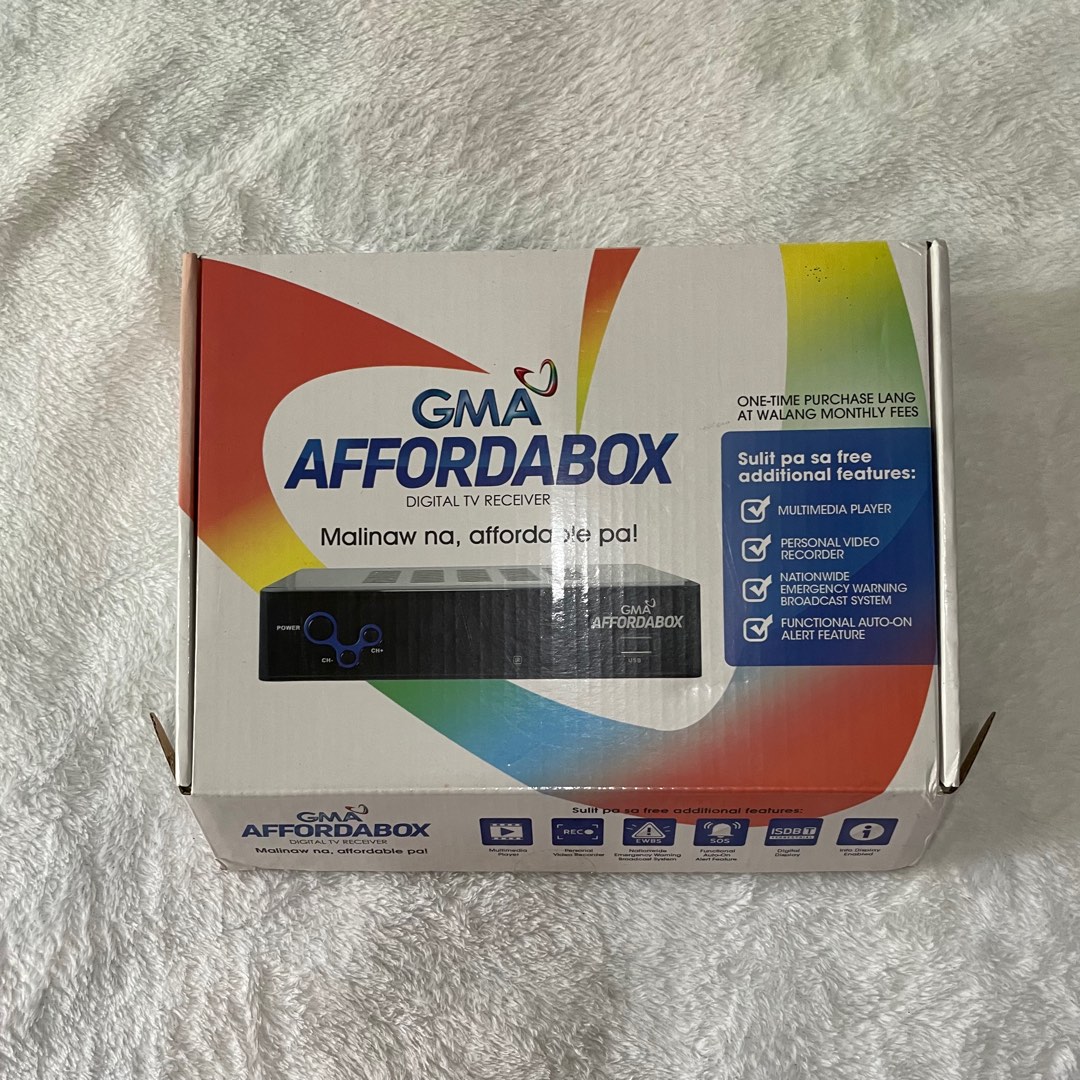 GMA Affordabox Digital TV Receiver, TV & Home Appliances, TV ...