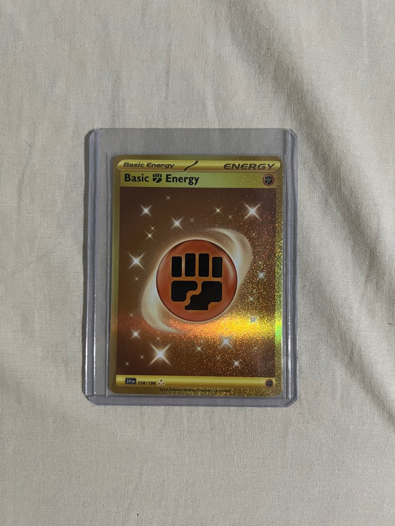 Gold Fighting Basic Energy, Hobbies & Toys, Toys & Games on Carousell