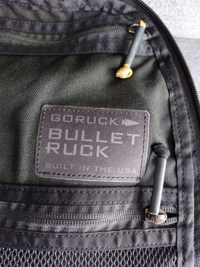 Goruck Bullet 15 Liters in Black, MADE IN USA + OG Sternum Strap ($190 ...