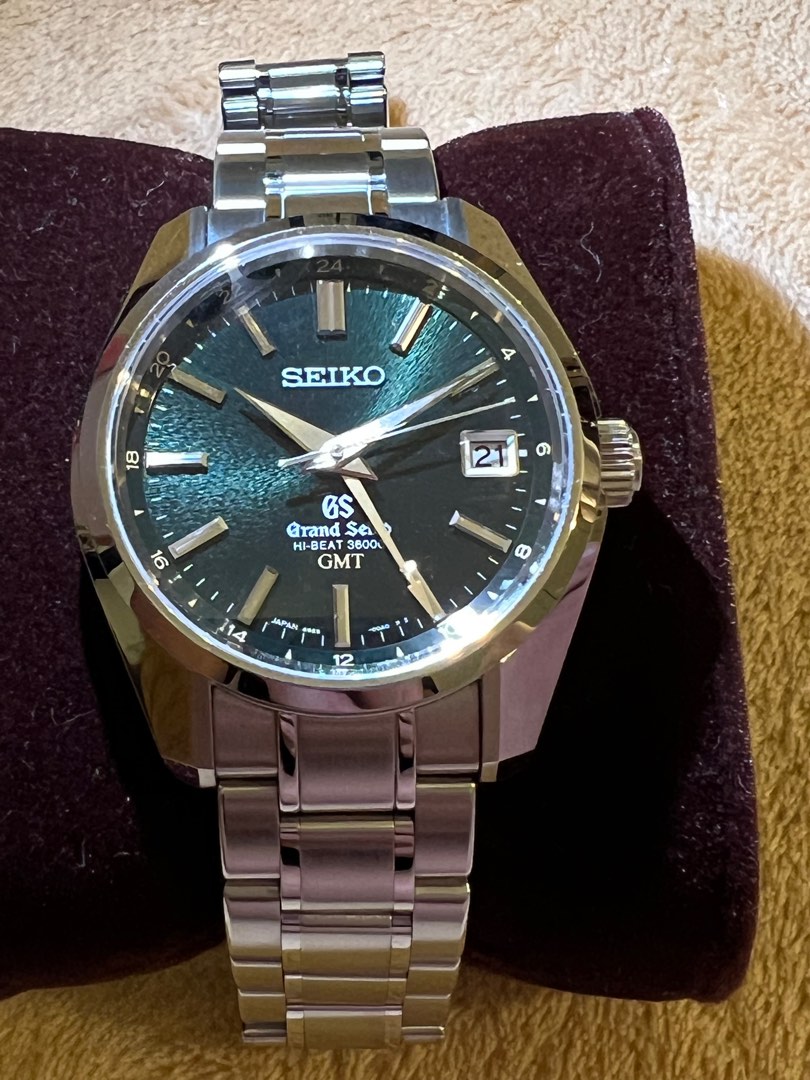 Grand seiko SBGJ005 SBGJ-005 GMT 99% new, 名牌, 手錶 - Carousell