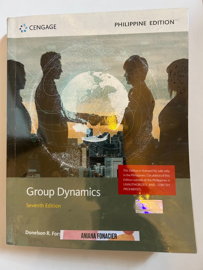 Group Dynamics Seventh Edition Forsyth, Hobbies & Toys, Books & Magazines, Textbooks on Carousell