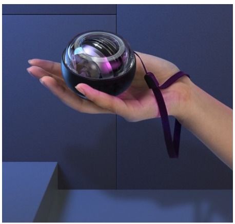 Gyro Ball Gyroscope LED Wrist Ball Power Gym Training Exercise Tool ...