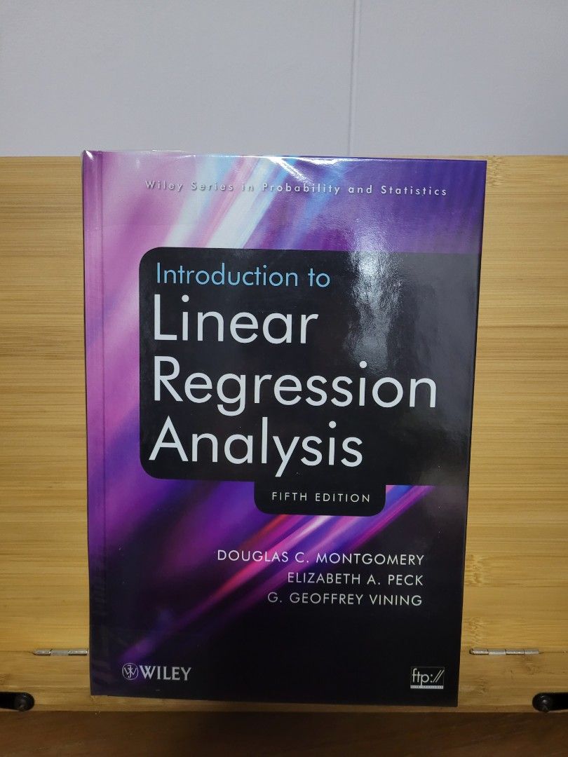 [Hardback] Linear Regression Analysis 5th Edition, Hobbies & Toys, Books & Magazines, Textbooks ...