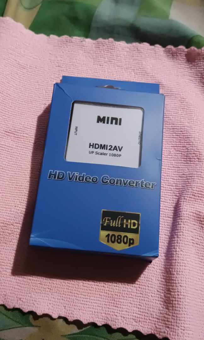 HDMI To AV adaptor, Computers & Tech, Parts & Accessories, Cables & Adaptors on Carousell