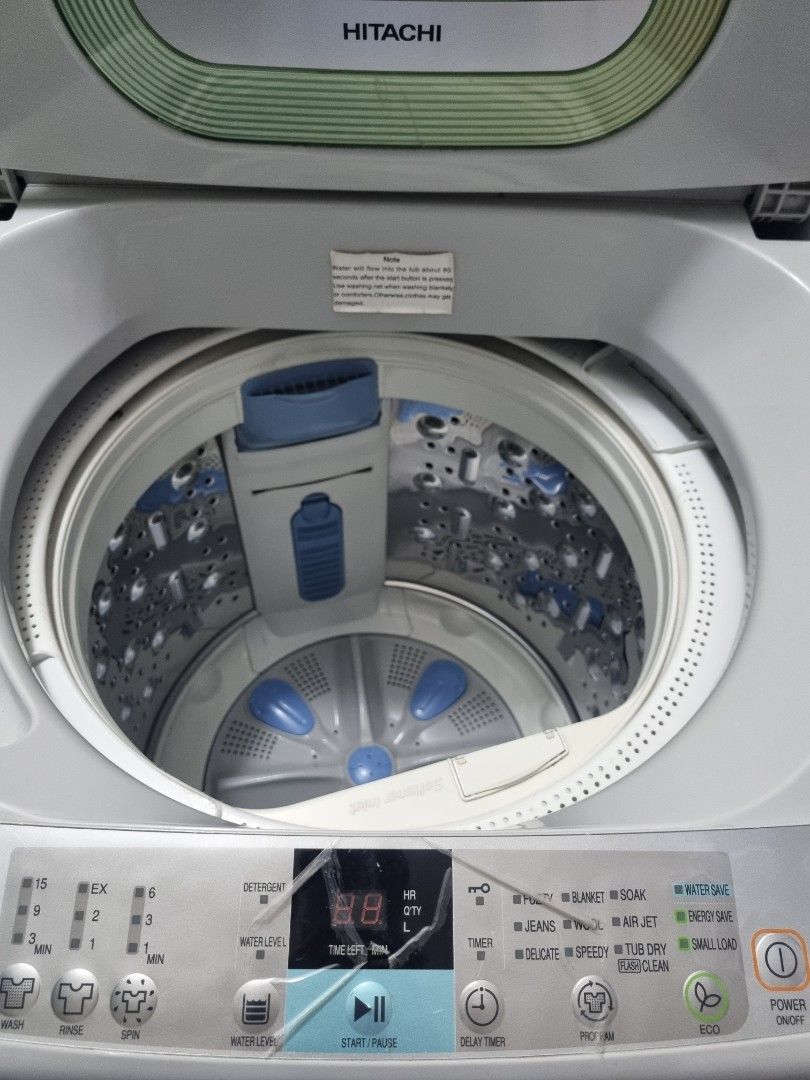 Hitachi Washing Machine 8 KG, TV & Home Appliances, Washing Machines ...