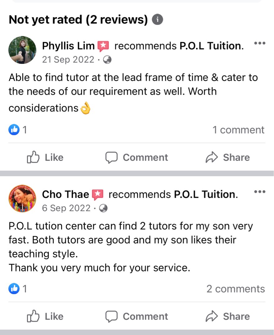 Home tuition 1-1, Learning & Enrichment, Enrichment & Tuition on Carousell