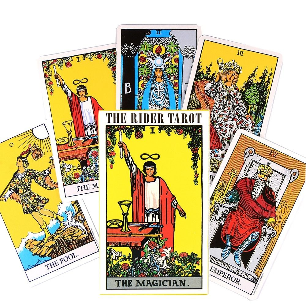Hot Sell Rider Tarot Cards for Divination Personal Use Tarot Deck Full ...