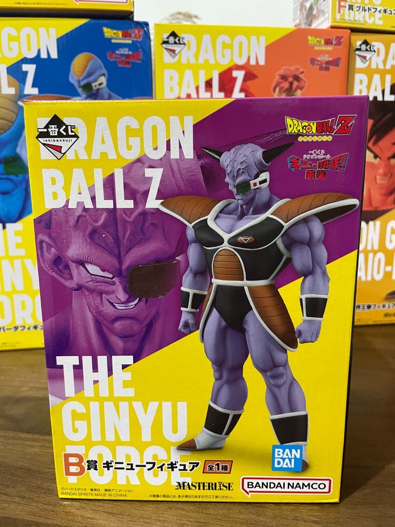 IK DBZ Ginyu Force Ichiban Kuji Dragon Ball Z Ginyu Force, Hobbies ...