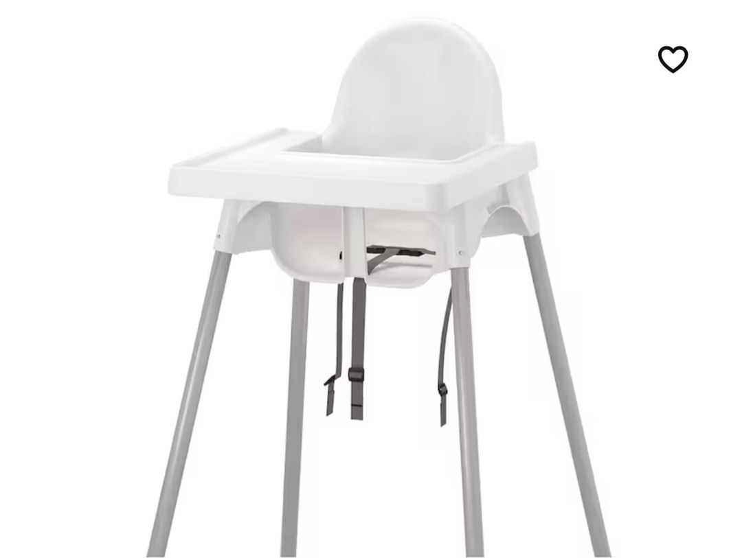 IKEA baby chair - white, Babies & Kids, Nursing & Feeding, Baby High ...