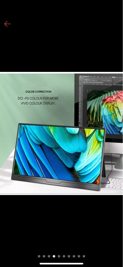 INFINITY 13.3-15.6" IPS FHD|QLED|Touch Portable Monitor| Type-C/HDMI ...