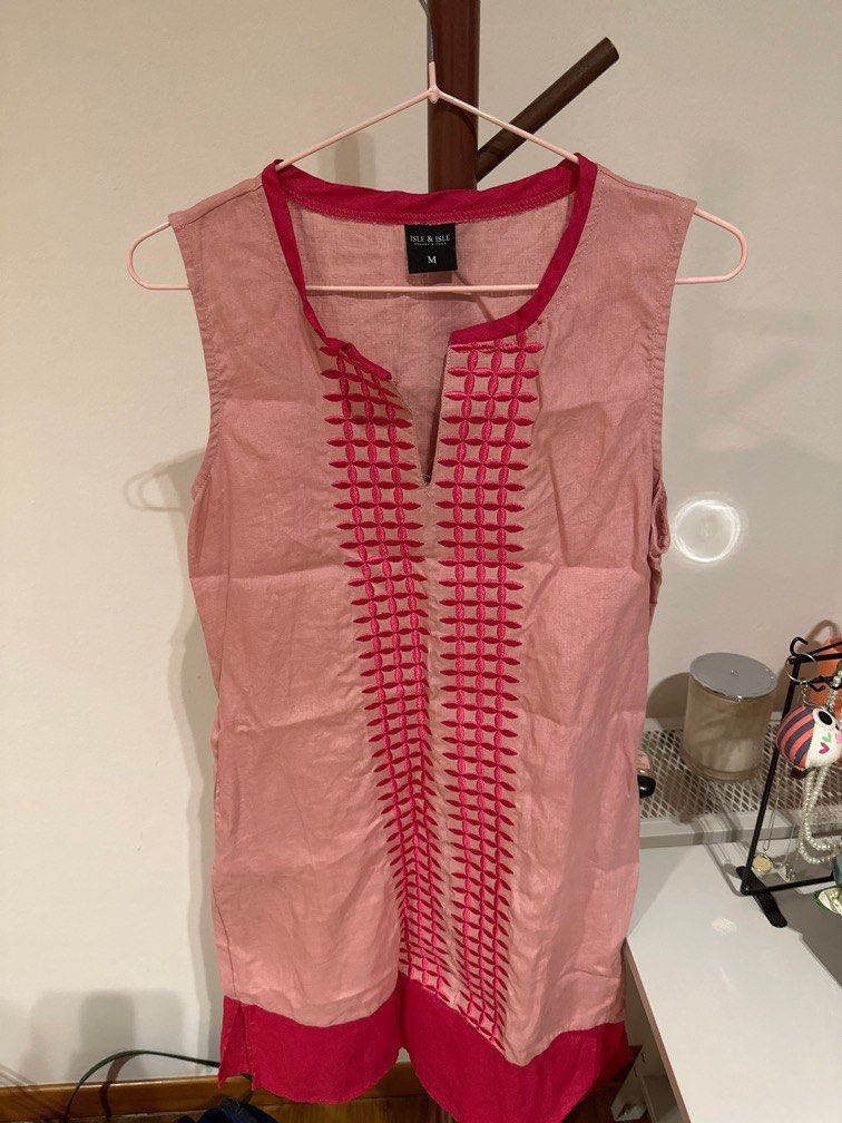 Isle & isle pink dress, Women's Fashion, Dresses & Sets, Dresses on ...