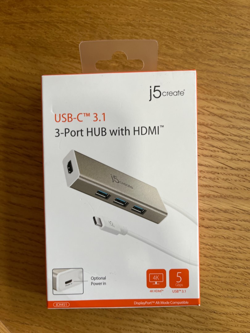 J5 Create - 3 port hub with hdmi, usb-c, Mobile Phones & Gadgets ...