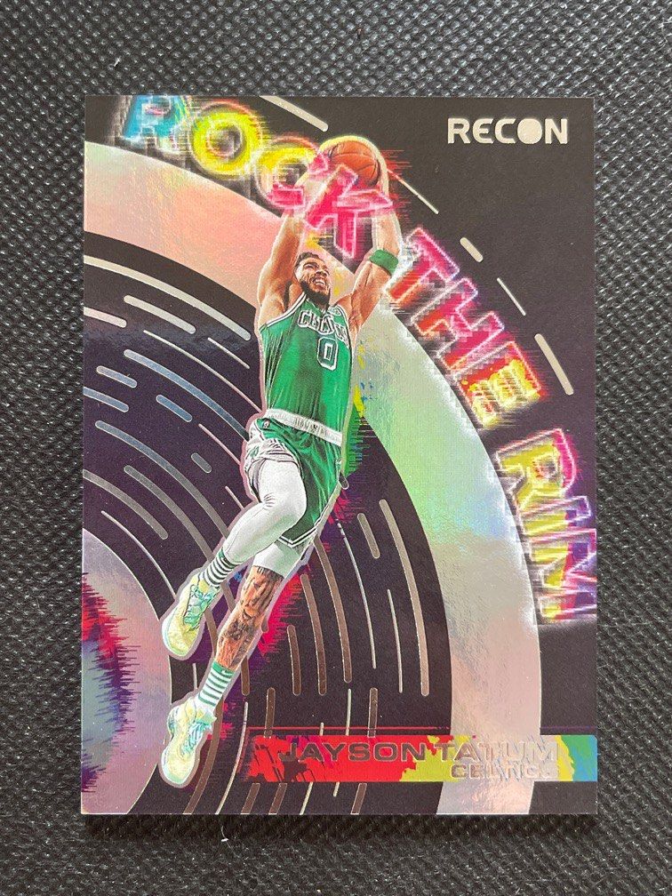Jayson Tatum 2021-22 Recon Rock The Rim on Carousell