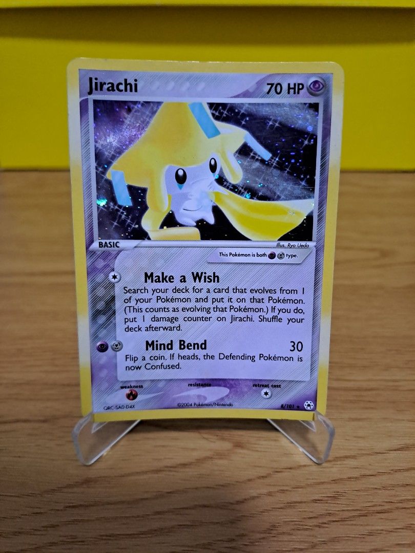 Jirachi Holo Rare Vintage Pokemon Card, Hobbies & Toys, Toys & Games on ...