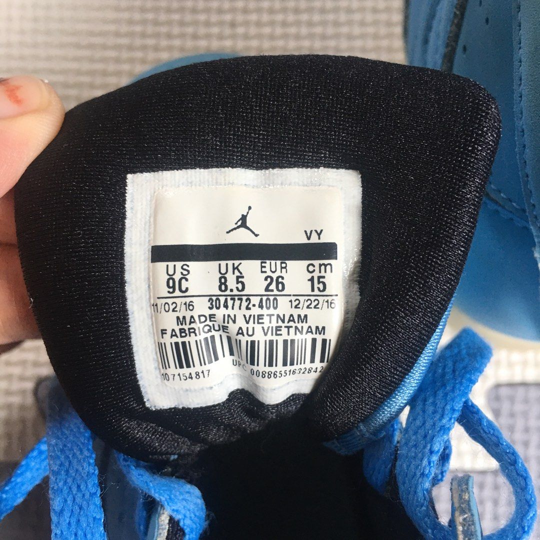 Jordan 7 Retro ‘Pantone’ US 9C (304772-400), Babies & Kids, Babies ...