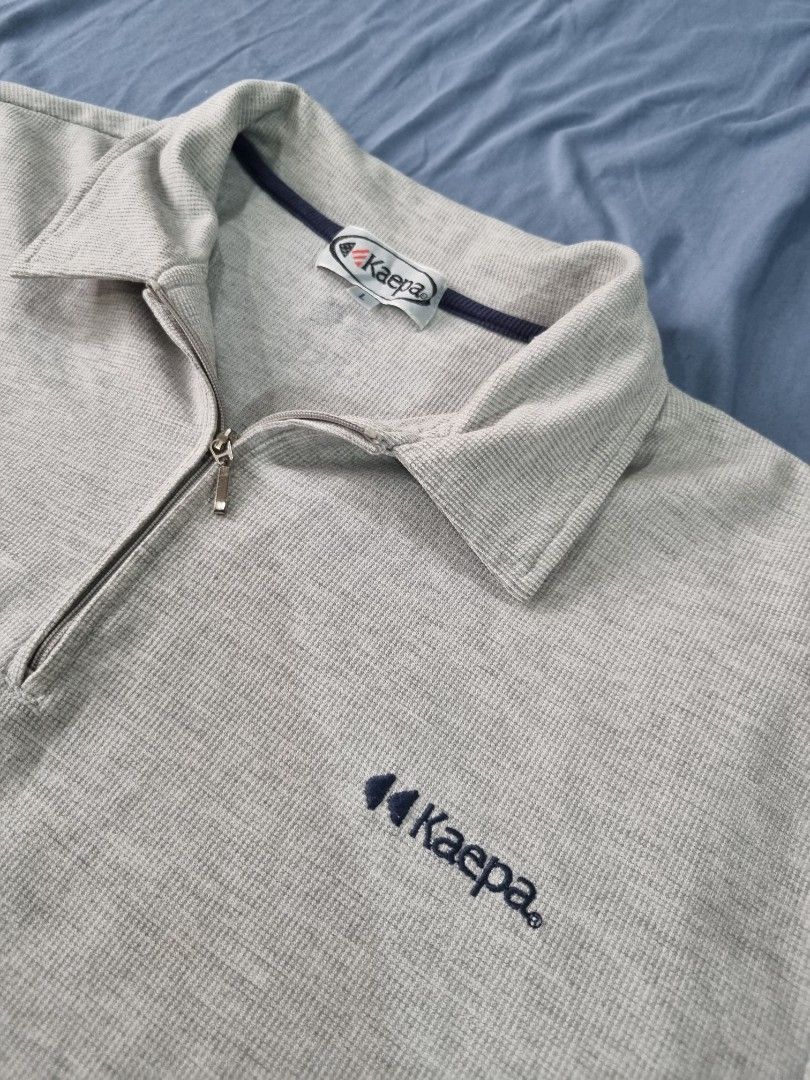 Kaepa Quarter Zip Polo Shirt, Men's Fashion, Tops & Sets, Tshirts & Polo Shirts on Carousell
