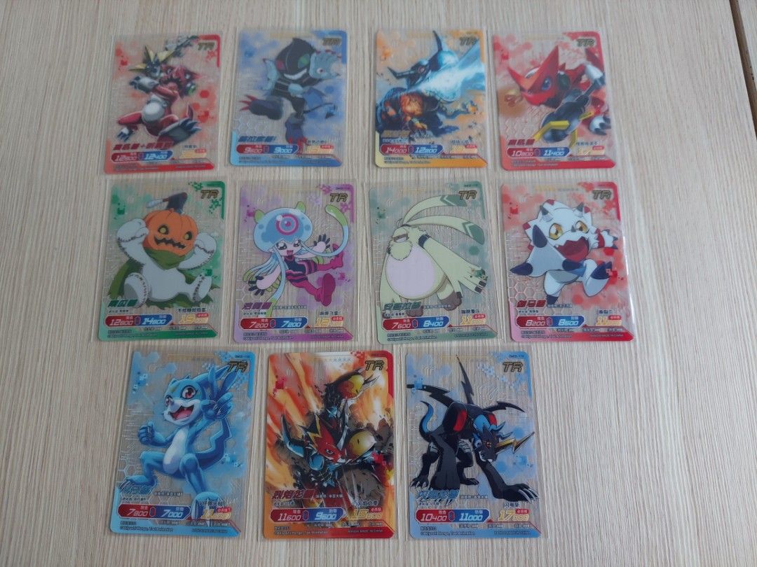 Kayoh xBandai Digimon Chinese Transparent Cards, Hobbies & Toys, Toys ...