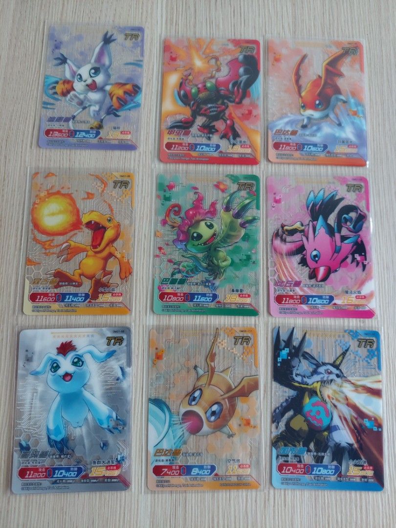 Kayoh xBandai Digimon Chinese Transparent Cards, Hobbies & Toys, Toys ...