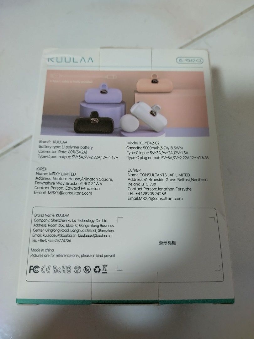 Kuulaa 5000mAh Pocket power bank, Mobile Phones & Gadgets, Mobile ...