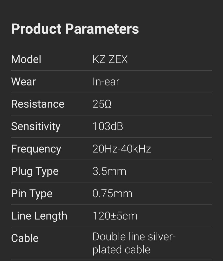 KZ ZEX Superior Electrostatic Technology Electrostatic + Dynamic Hybrid Dual Unit IEM In Ear ...