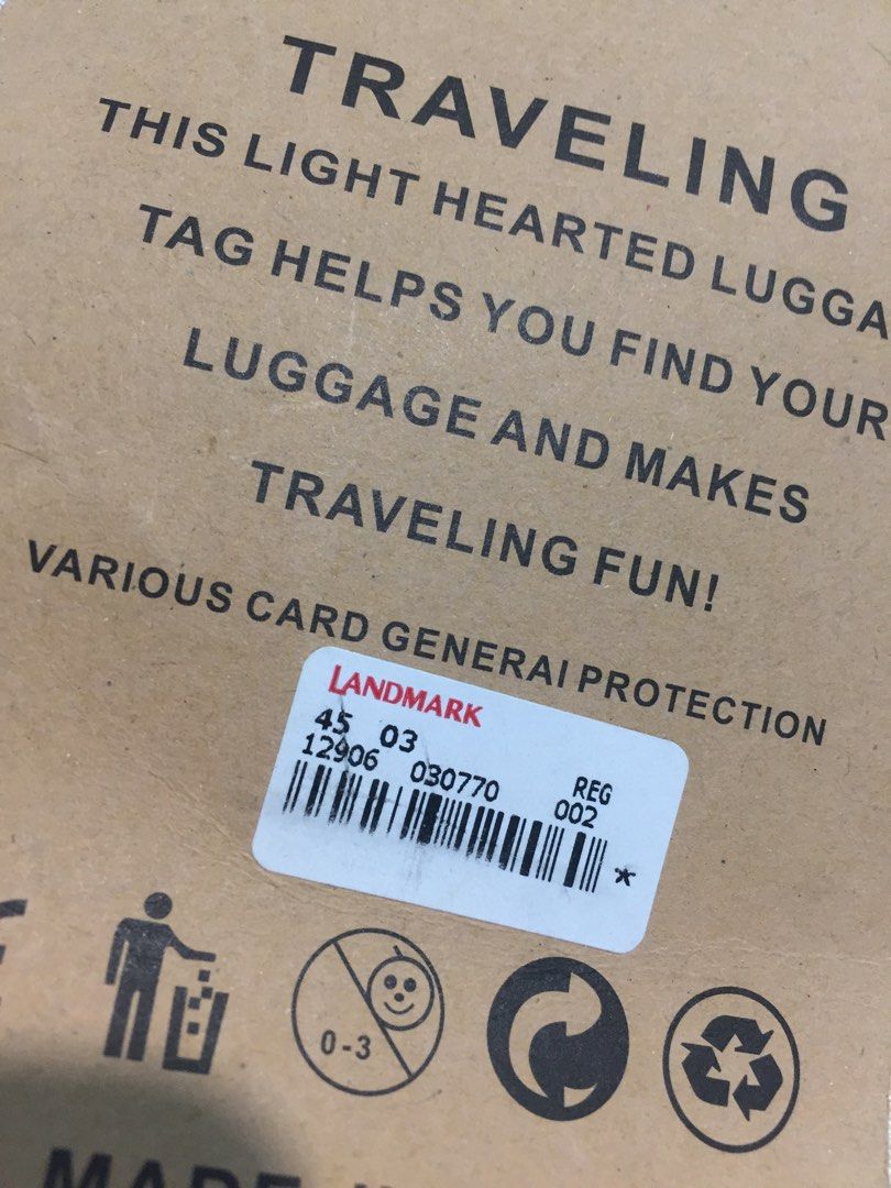 Landmark Luggage Tag, Hobbies & Toys, Travel, Travel Essentials ...