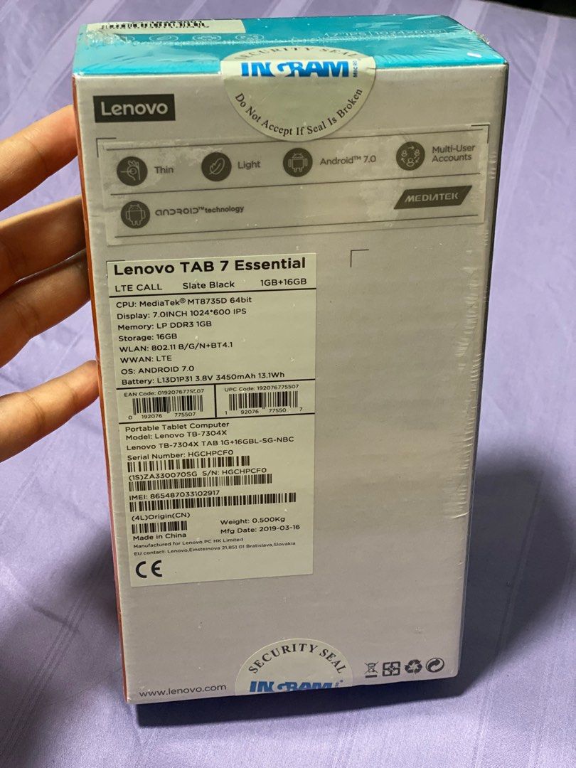 Lenovo Tab 7 Essential Computers Tech Laptops Notebooks On Carousell