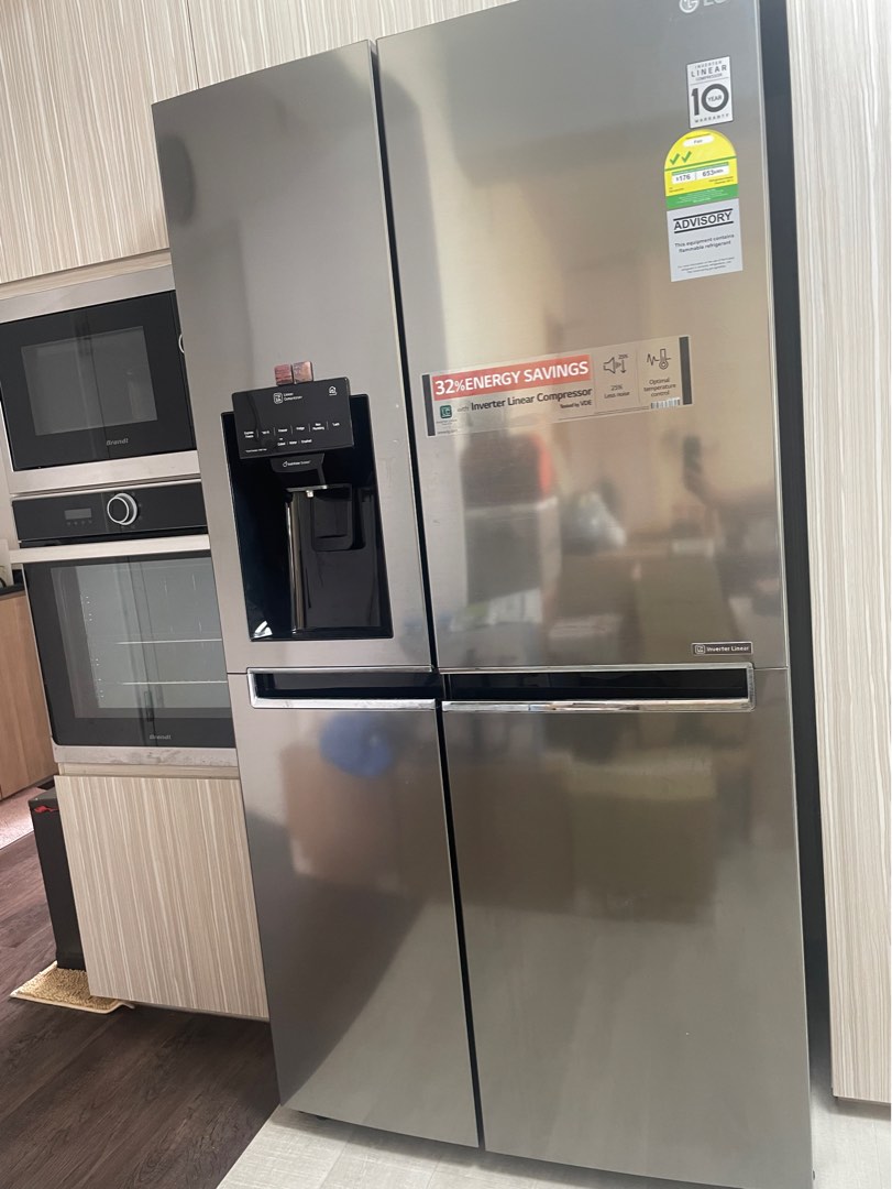 LG 2 door fridge with water/ice dispenser, TV & Home Appliances ...
