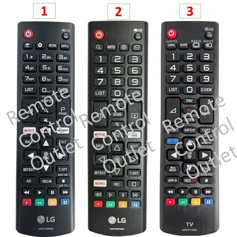 LG電視機遙控器 新力 Sony 三星 樂聲 dyson Samsung TCL TV Remote Control AKB74855401 ...