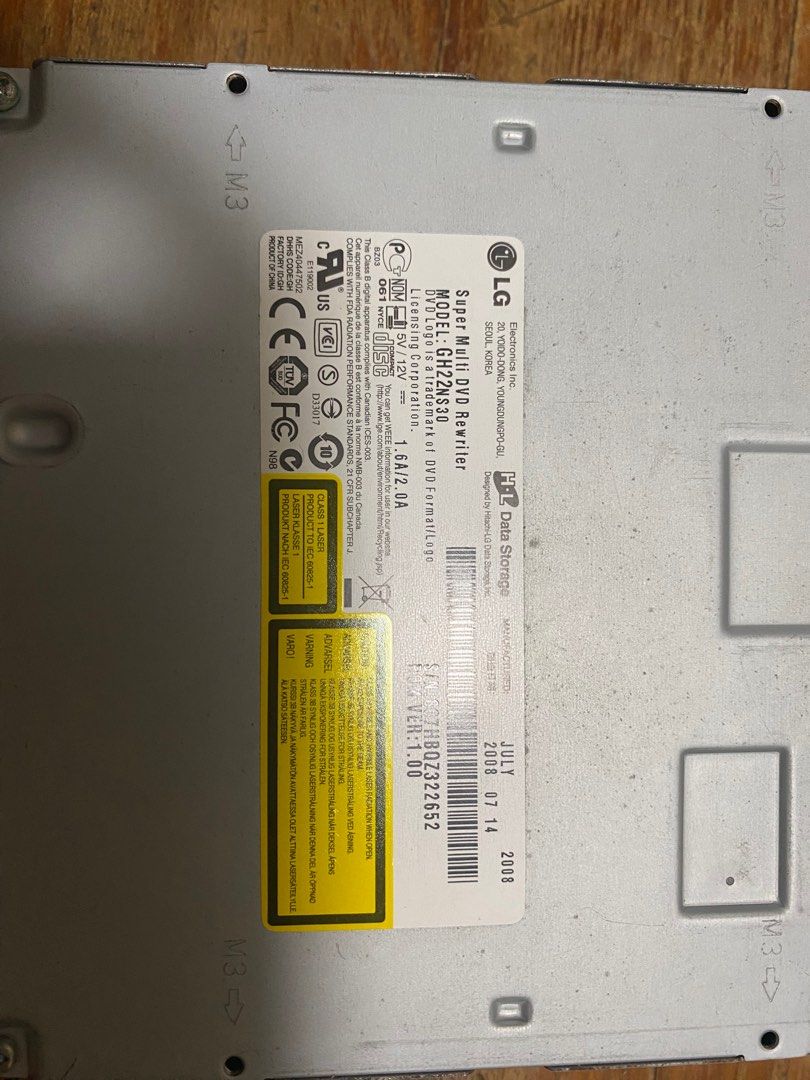 LG Super Multi DVD Rewriter, Computers & Tech, Parts & Accessories ...