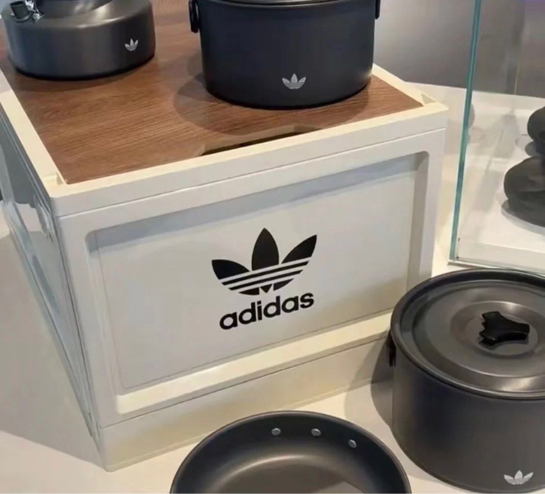 [LIMITED EDITION] Adidas Storage Camping Box (Off White), Furniture ...