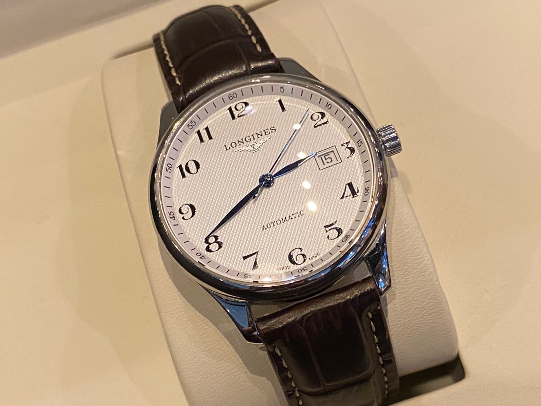 Longines Leather Watch (Dark Brown), Luxury, Watches on Carousell