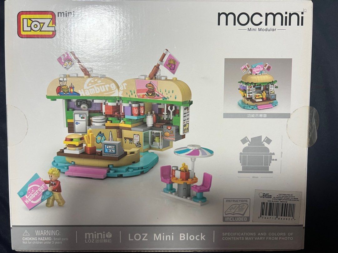 Loz mini block -fast food restaurant, Hobbies & Toys, Toys & Games on ...
