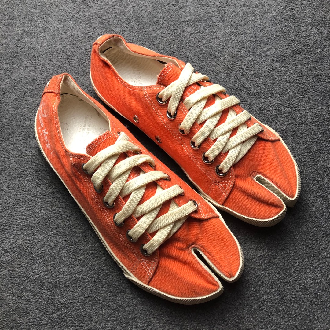 Maison margeila tabi toe canvas, Women's Fashion, Footwear, Flats ...