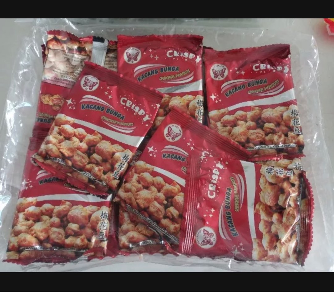 [SNACKS] Malaysia Butterfly crispy Peanut (Cap Rama Rama Kacang), Food ...