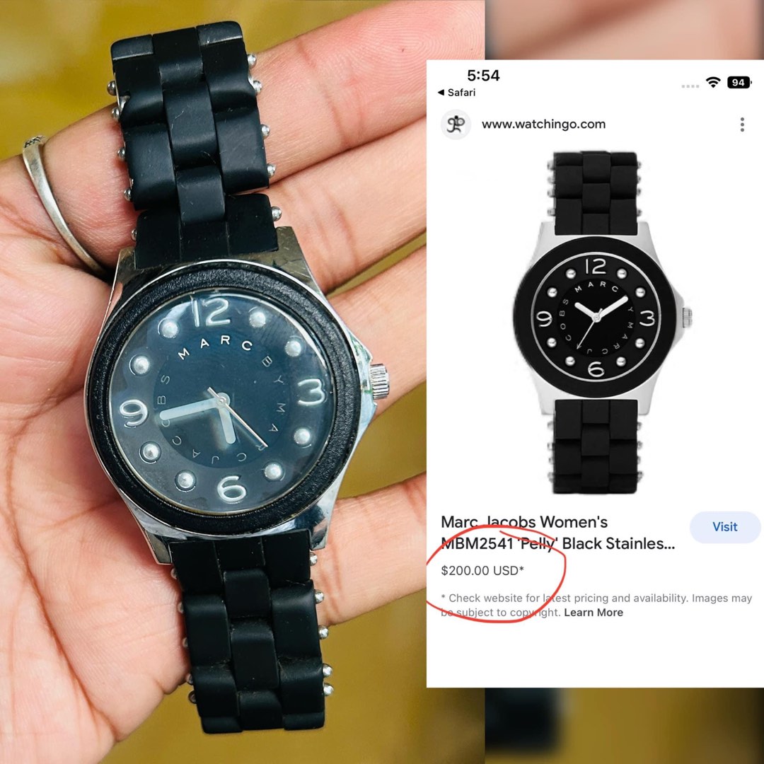 MARC BY MARC JACOB Watch, Luxury, Watches on Carousell