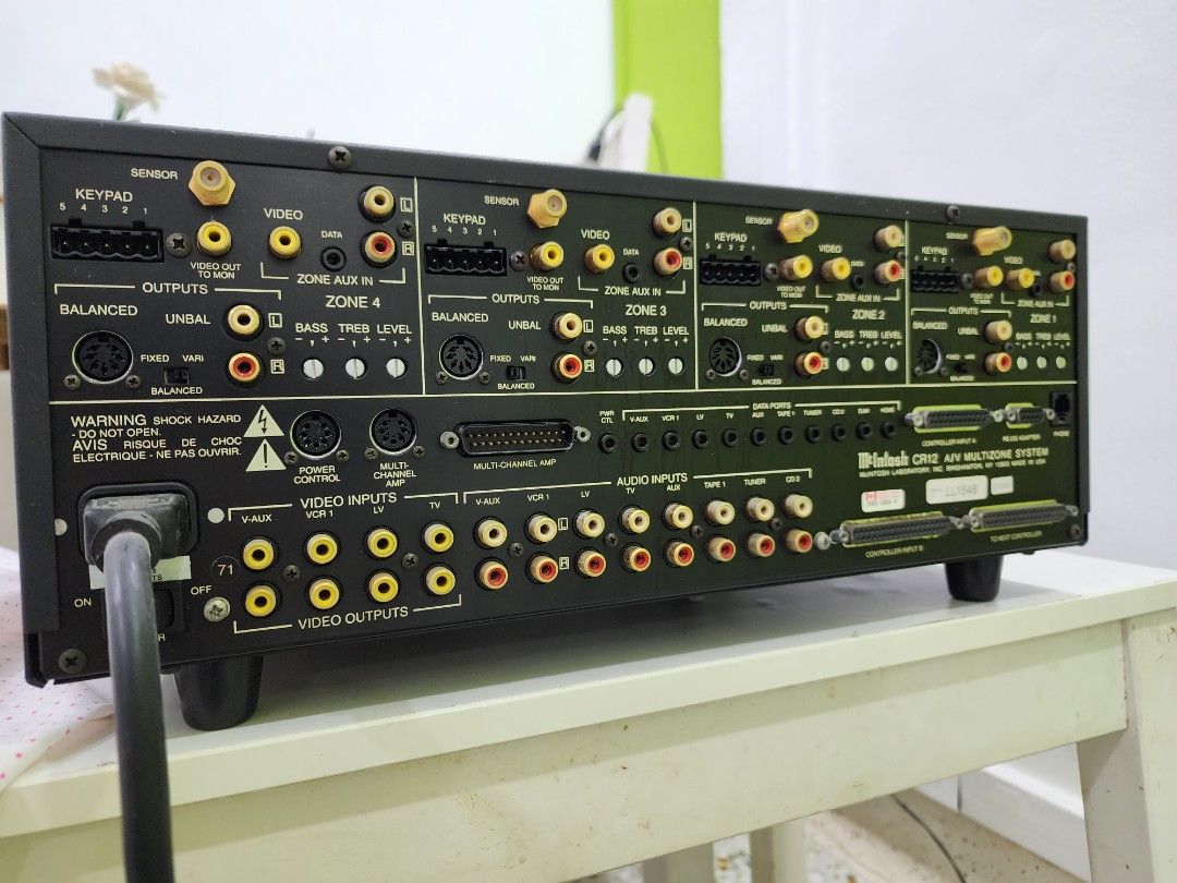 Mcintosh CR12 preamplifier, Audio, Soundbars, Speakers & Amplifiers on ...