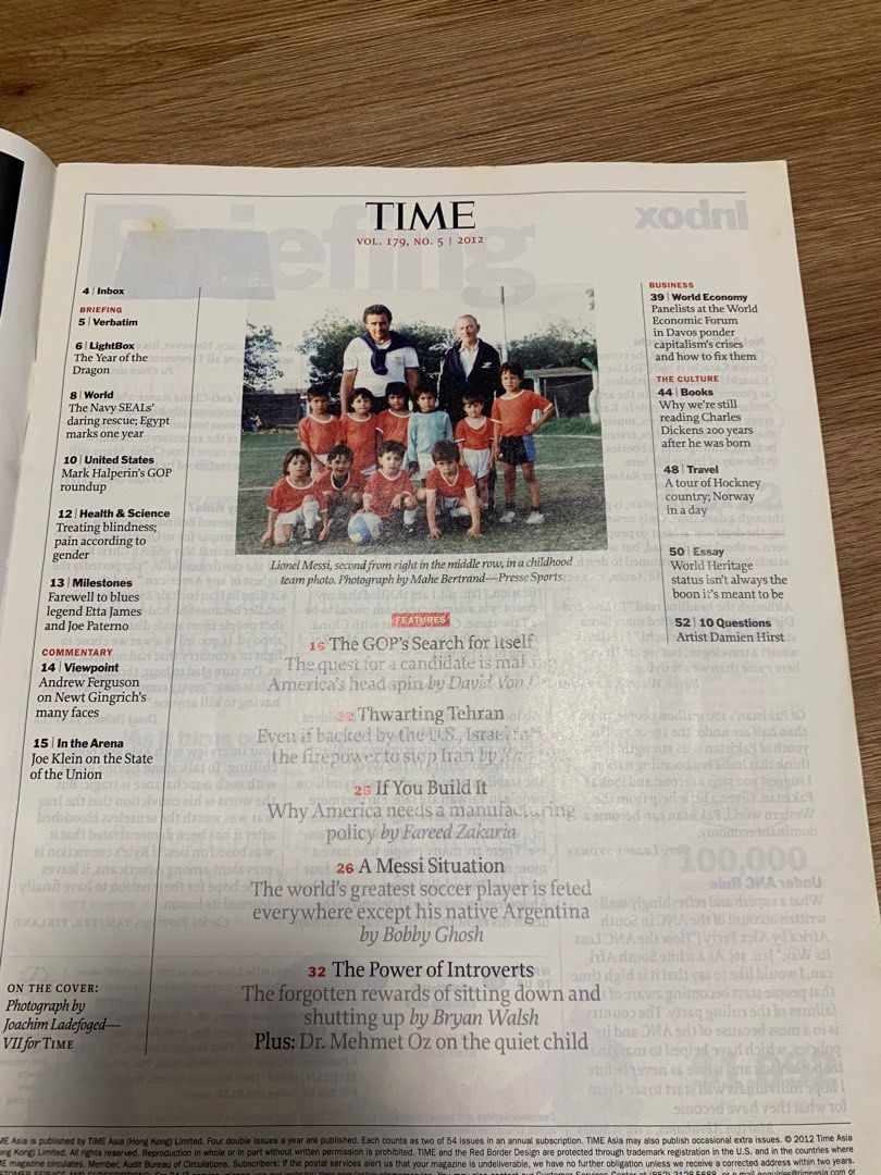 Messi time magazine, Hobbies & Toys, Books & Magazines, Magazines on ...