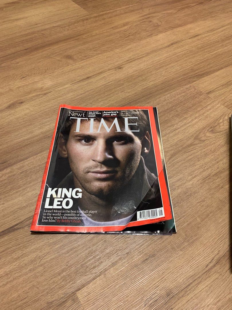 Messi time magazine, Hobbies & Toys, Books & Magazines, Magazines on ...