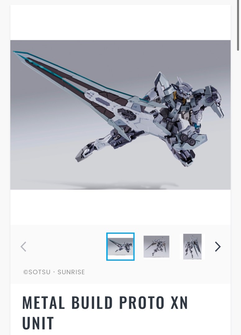 Metal Build Proto XN Unit, 興趣及遊戲, 玩具 & 遊戲類 - Carousell