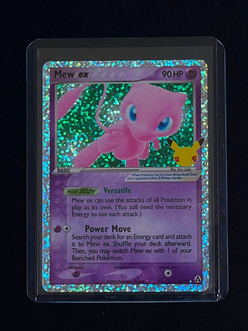 MEW EX POKEMON TCG CELEBRATIONS 25TH ANNIVERSARY, Hobbies & Toys, Toys ...