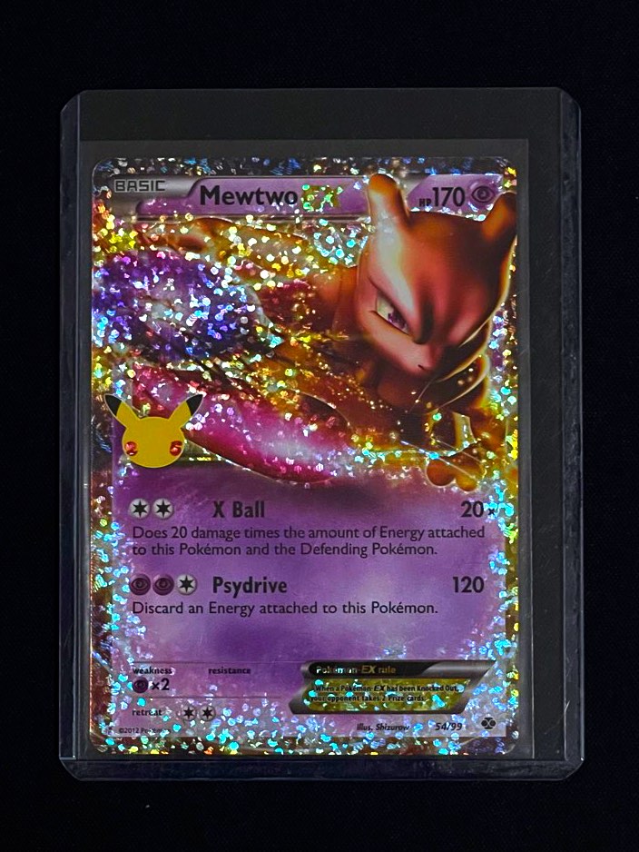 MEWTWO EX POKEMON TCG CELEBRATIONS 25TH ANNIVERSARY, Hobbies & Toys ...