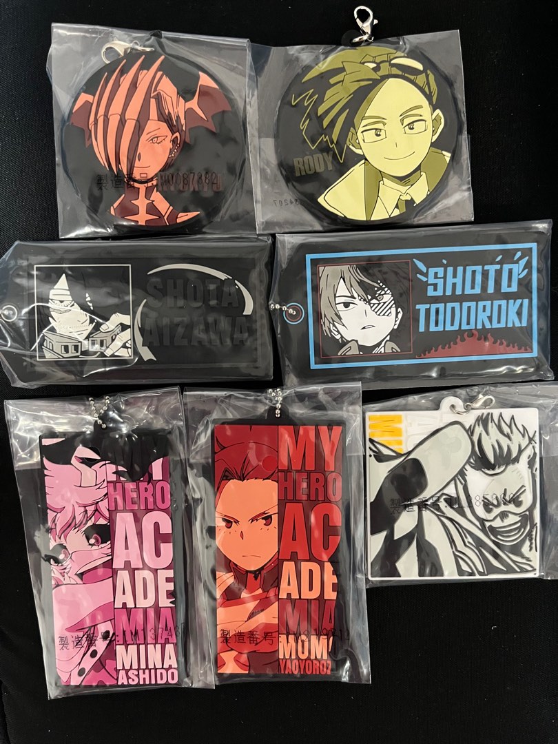 Mha bnha keychain, Hobbies & Toys, Memorabilia & Collectibles, Fan ...