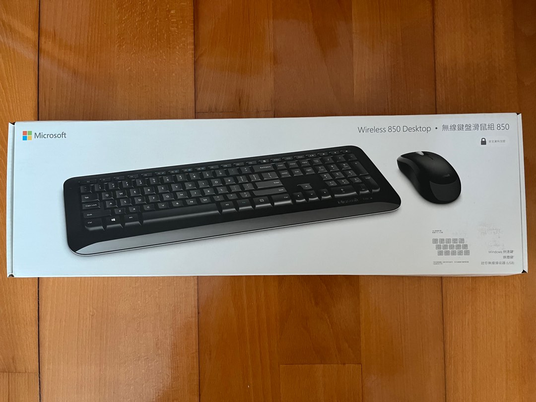 Microsoft Wireless 850 Keyboard Mouse, 電腦＆科技, 電腦周邊及配件, 電腦鍵盤及相關產品 ...