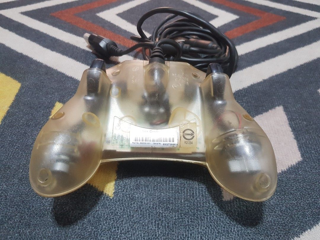 Microsoft Xbox Controller S Genuine Clear Crsytal Wired, Video Gaming ...