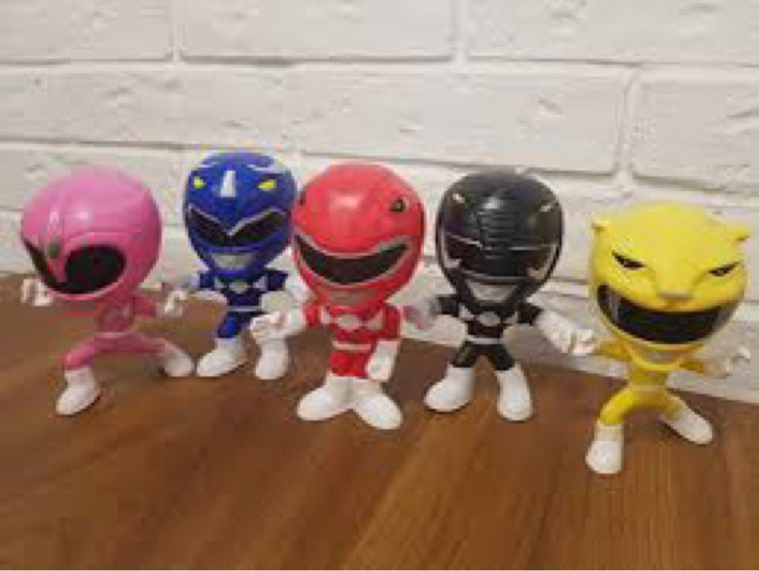 Mighty Morphin Power Rangers Burger King set of 5 ($50) POWER RANGERS ...
