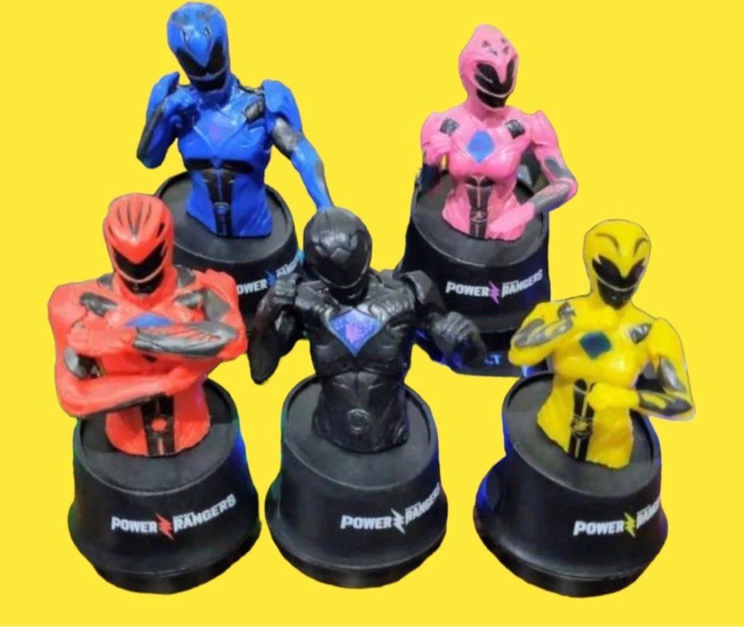 Mighty Morphin Power Rangers Burger King set of 5 ($50) POWER RANGERS ...