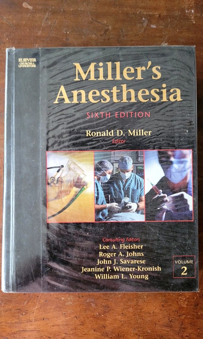 Miller's Anesthesia, Sixth edition, Volume 1 & 2 (bundle purchase ...