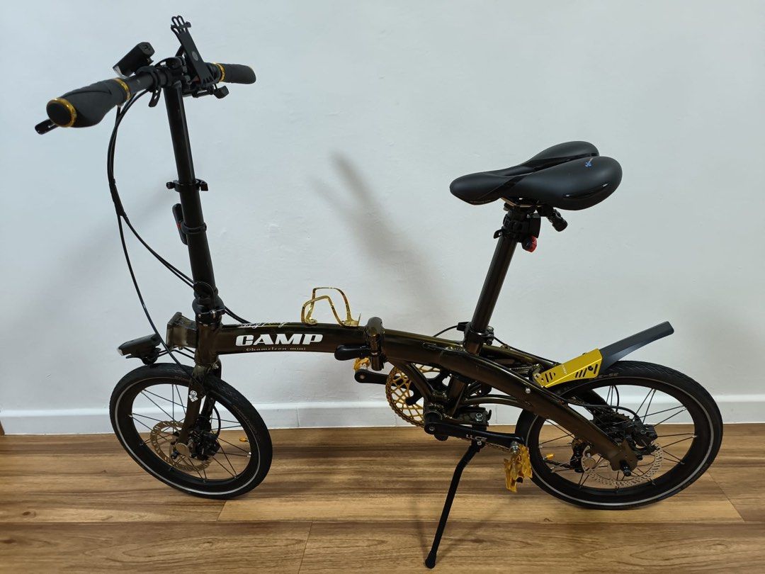 Mobot Camp Chemeleon Mini 10 Speed 16 Foldable Bicycle, Sports ...