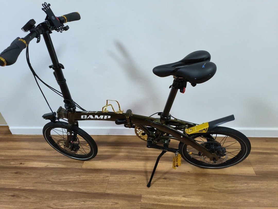 Mobot Camp Chemeleon Mini 10 Speed 16 Foldable Bicycle, Sports ...